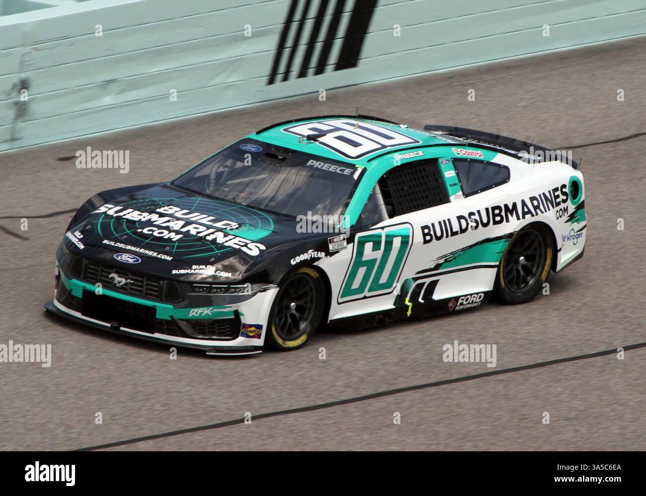 HOMESTEAD, FL - MARCH 22: Ryan Preece (#60 RFK Racing BuildSubmarines ...