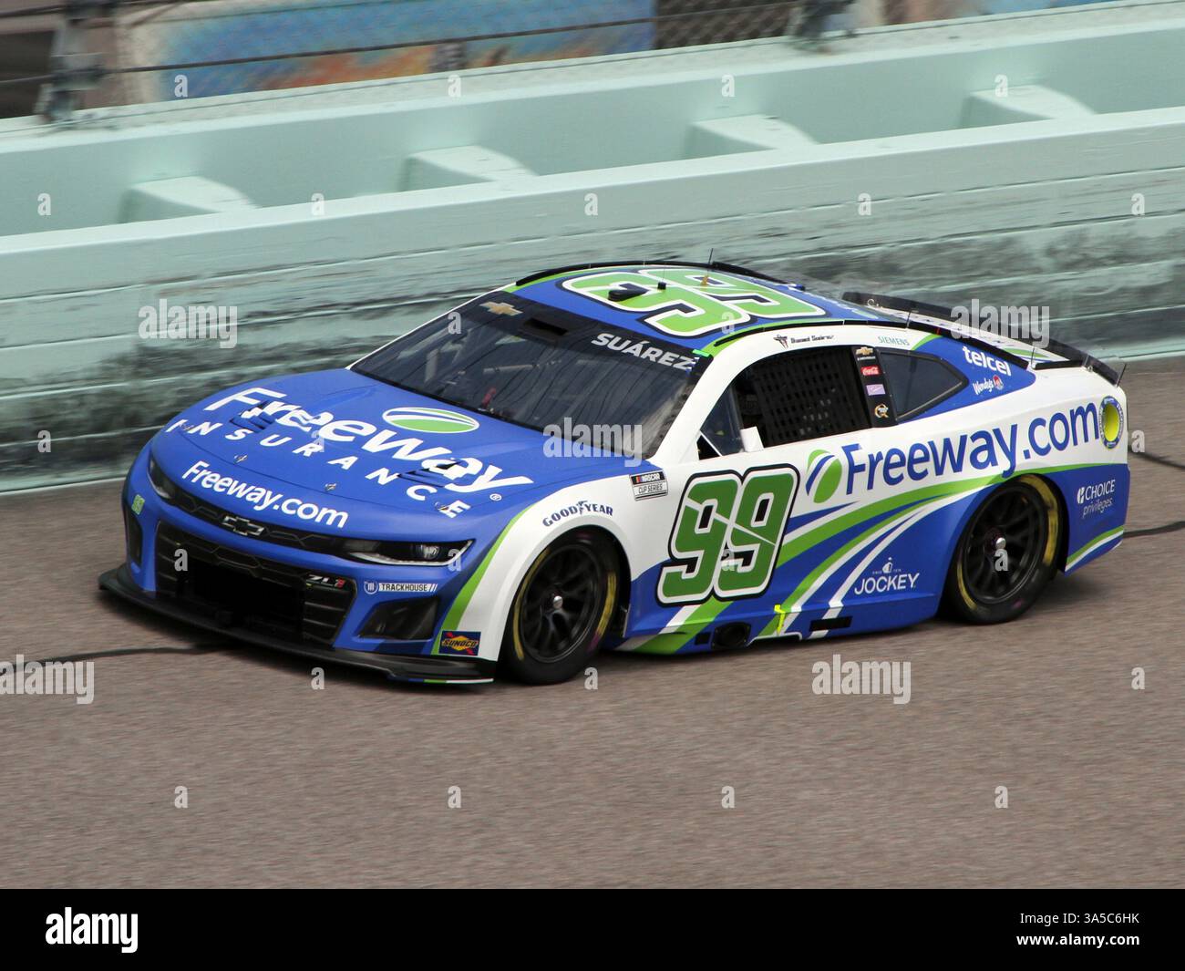 HOMESTEAD, FL - MARCH 22: Daniel Suárez (#99 Trackhouse Racing Freeway ...