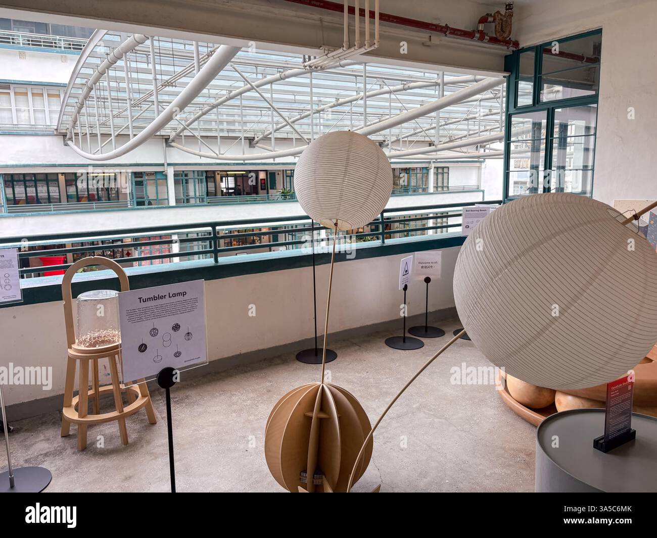 Design exhibition at PMQ in Hong Kong with Tumbler Lamp on display ...