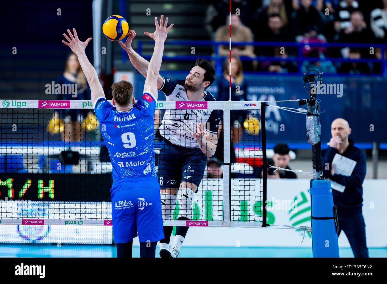 Warsaw, Poland. 22nd Mar 2025. Plusliga Polish Volleyball League match ...