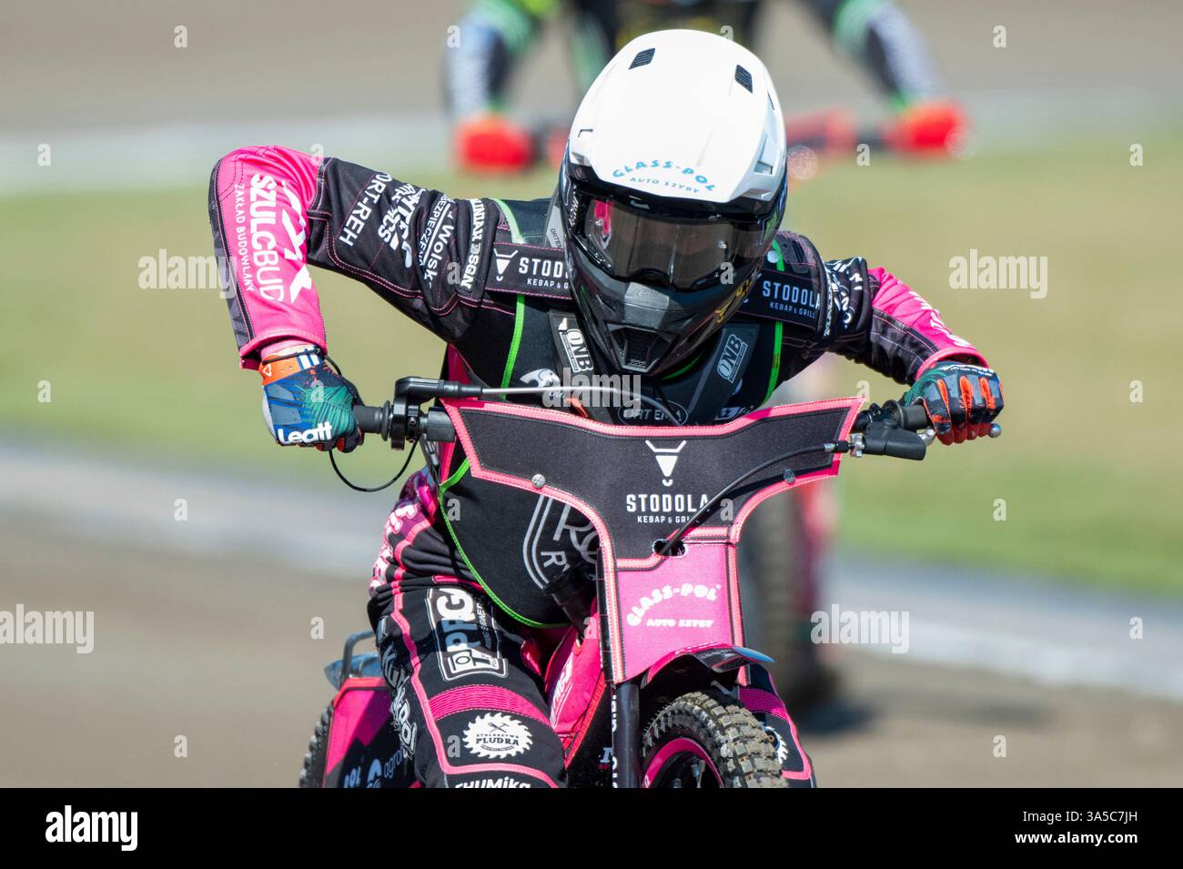 Rybnik, Poland. 22nd Mar, 2025. Kacper Pludra of ROW during pre-season ...