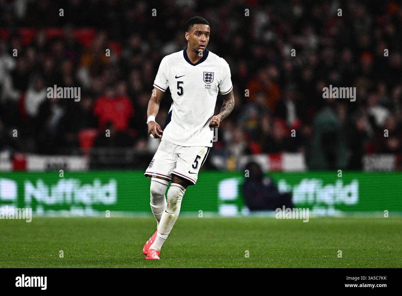 LONDON, ENGLAND - MARCH 21: Ezri Konsa during the FIFA World Cup 2026 ...