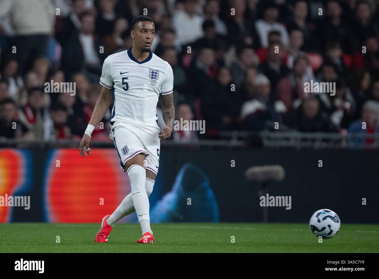 LONDON, ENGLAND - MARCH 21: Ezri Konsa of England during the FIFA World ...