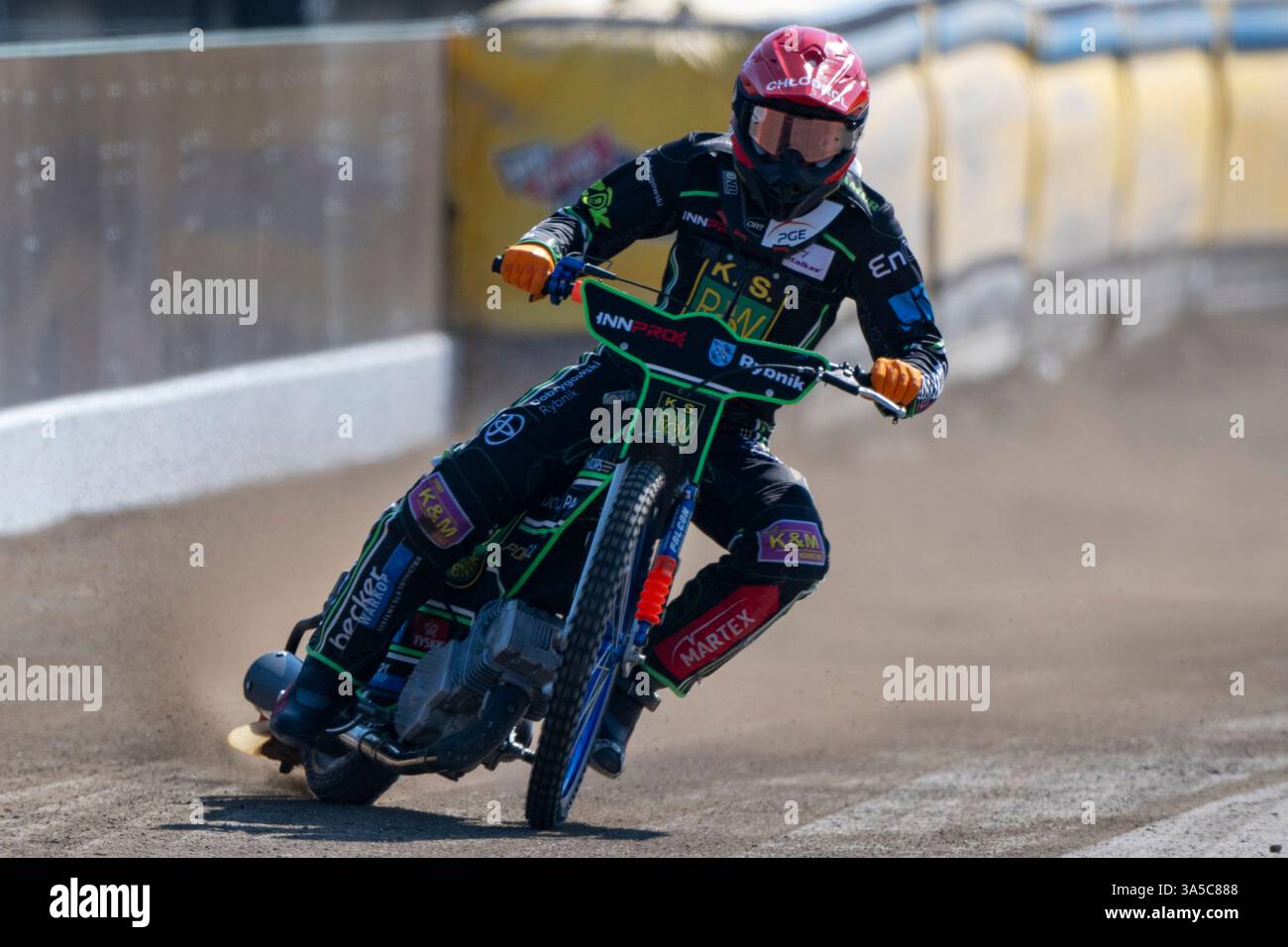 Rybnik, Poland. 22nd Mar, 2025. Maksym Borowiak of ROW during pre ...