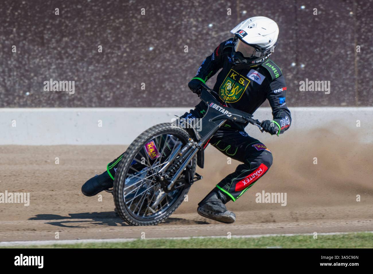 Rybnik, Poland. 22nd Mar, 2025. Gleb Chugunov of ROW during pre-season ...