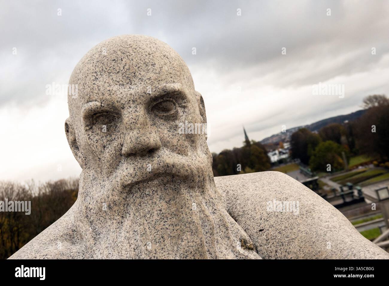 The Vigeland Sculpture Park in Oslo, Norway. Gustav Vigeland 11 April ...