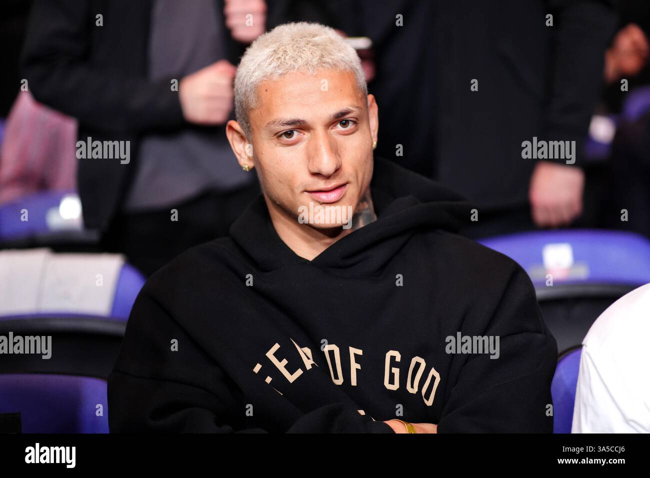 Tottenham Hotspur's Richarlison in the crowd during UFC Fight Night at ...