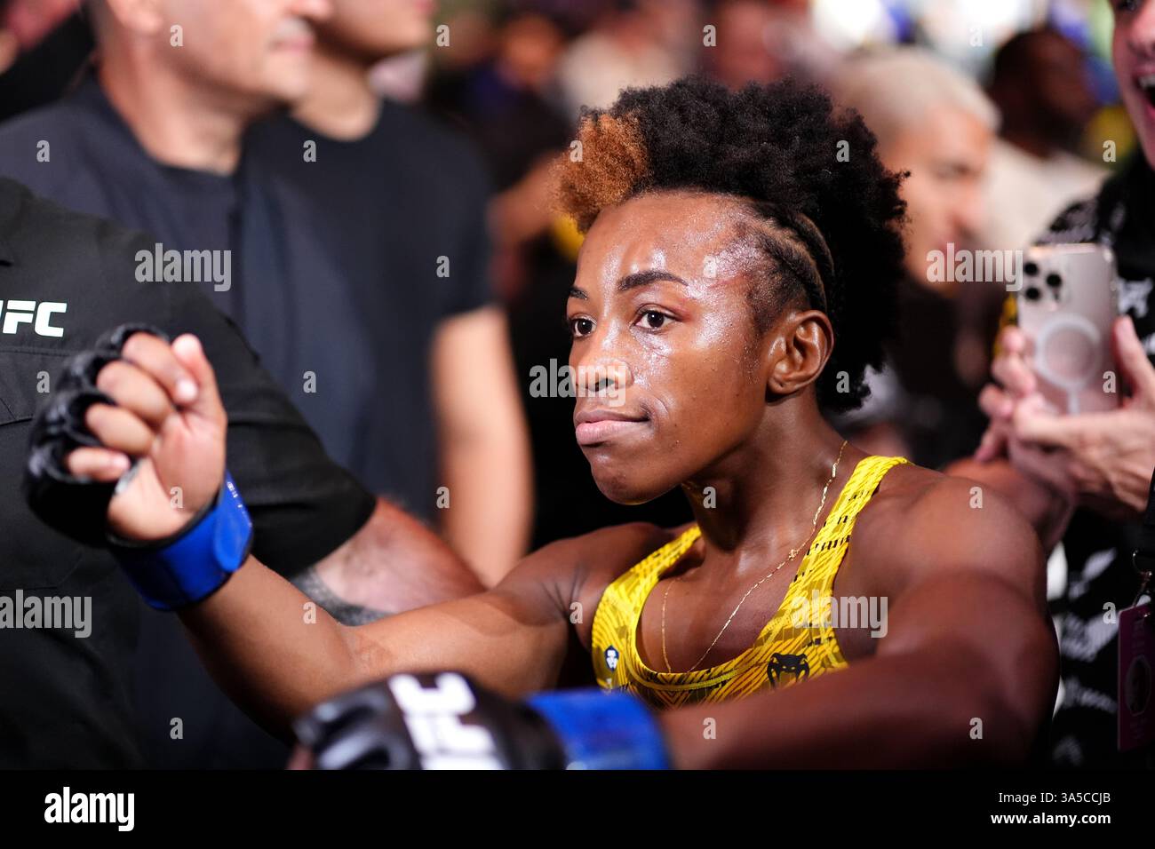 Alexia Thainara celebrates victory against Molly McCainn (not pictured ...