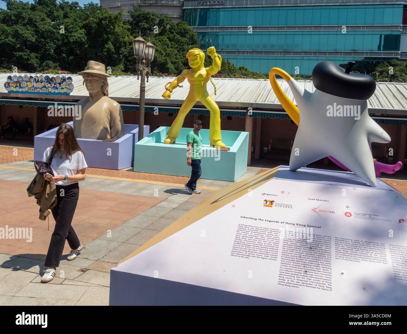 Visitors are seen strolling through the event at Hong Kong Avenue of ...