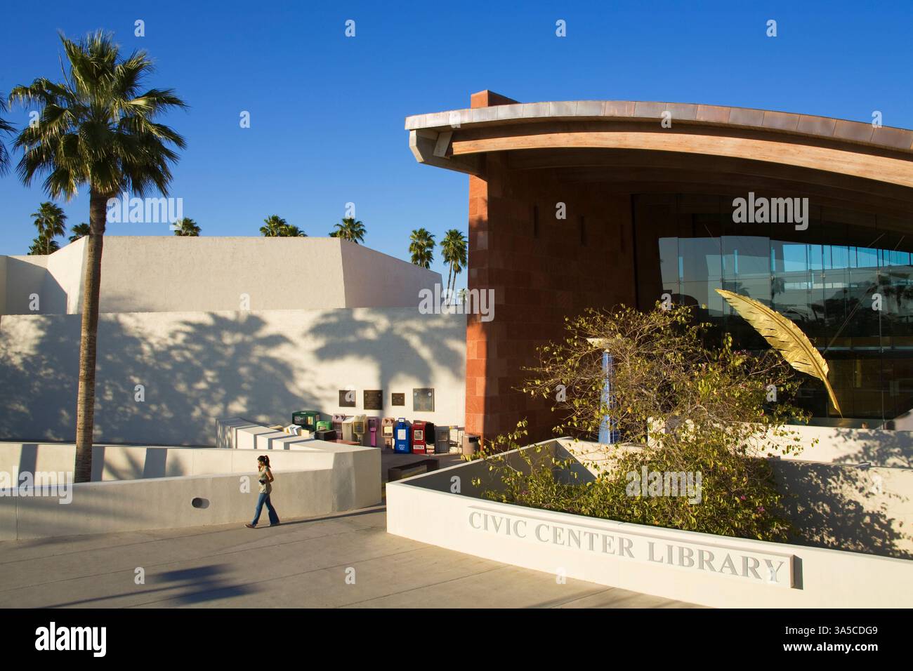 Civic Center Library, Scottsdale, Phoenix, Arizona, USA Stock Photo - Alamy