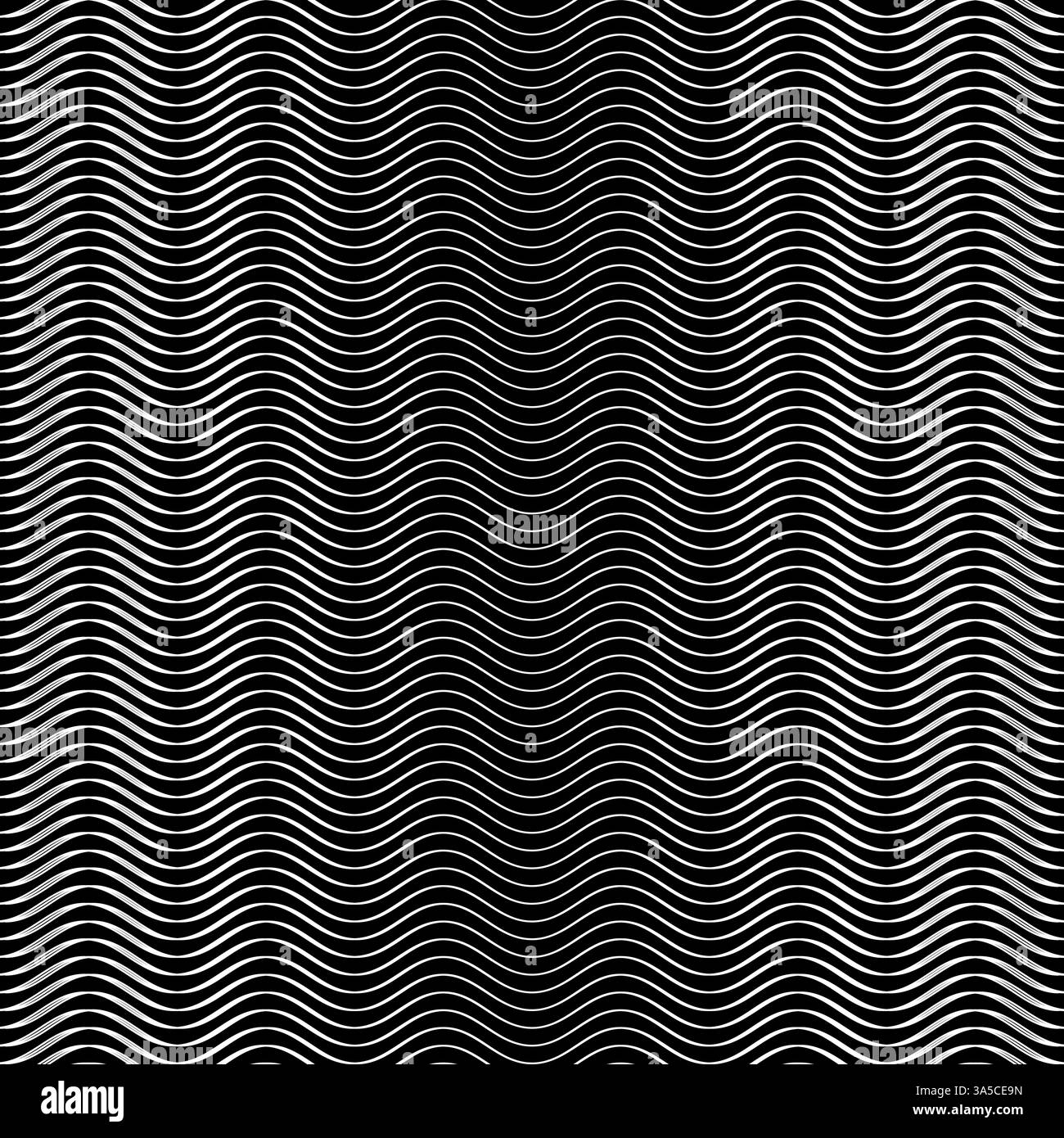 Seamless black with white waves pattern background. For wallpaper ...