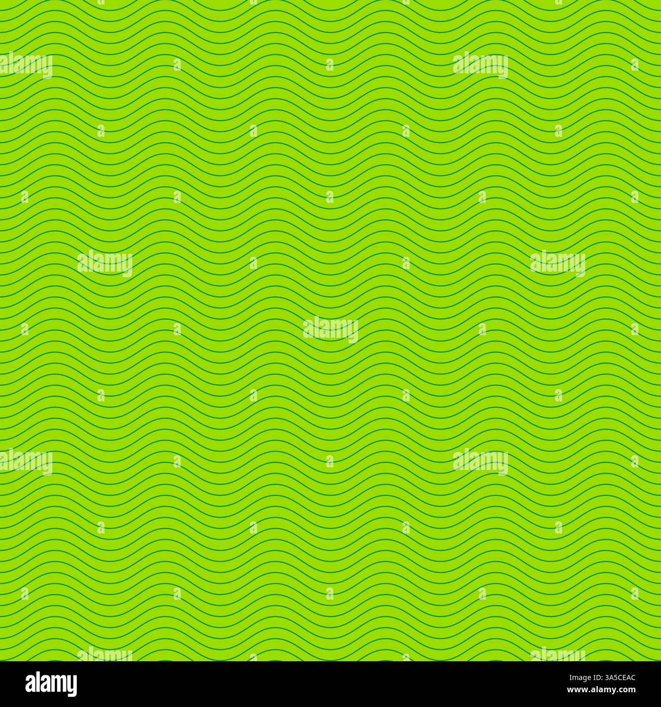 Seamless green waves pattern background. Used for wallpaper, pattern ...