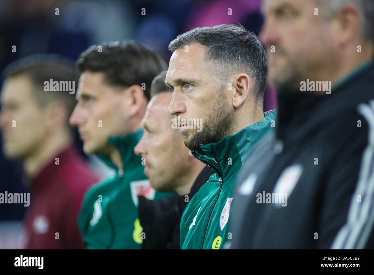 Cardiff, UK. 22nd Mar, 2025. Wales Assistant Coach Andrew Crofts during ...