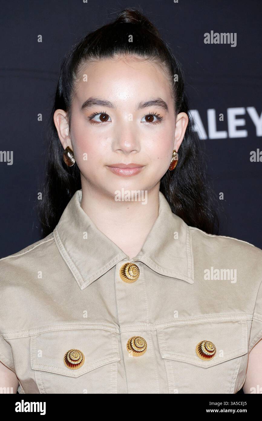 Los Angeles, USA. 21, March, 2025. Pictured left to right, Sarah Bock ...