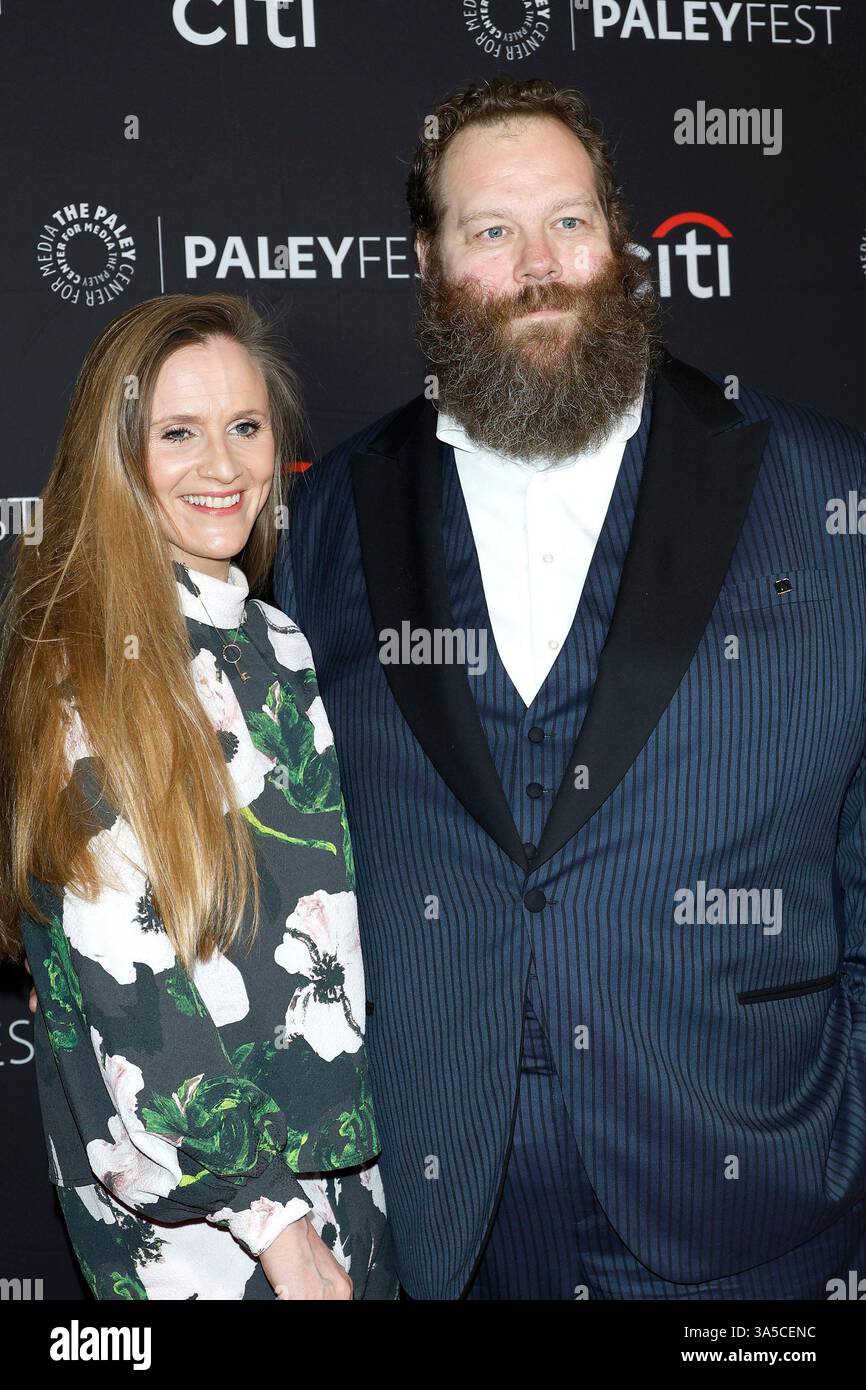 Los Angeles, USA. 21, March, 2025. Pictured left to right, Lovísa Osk ...