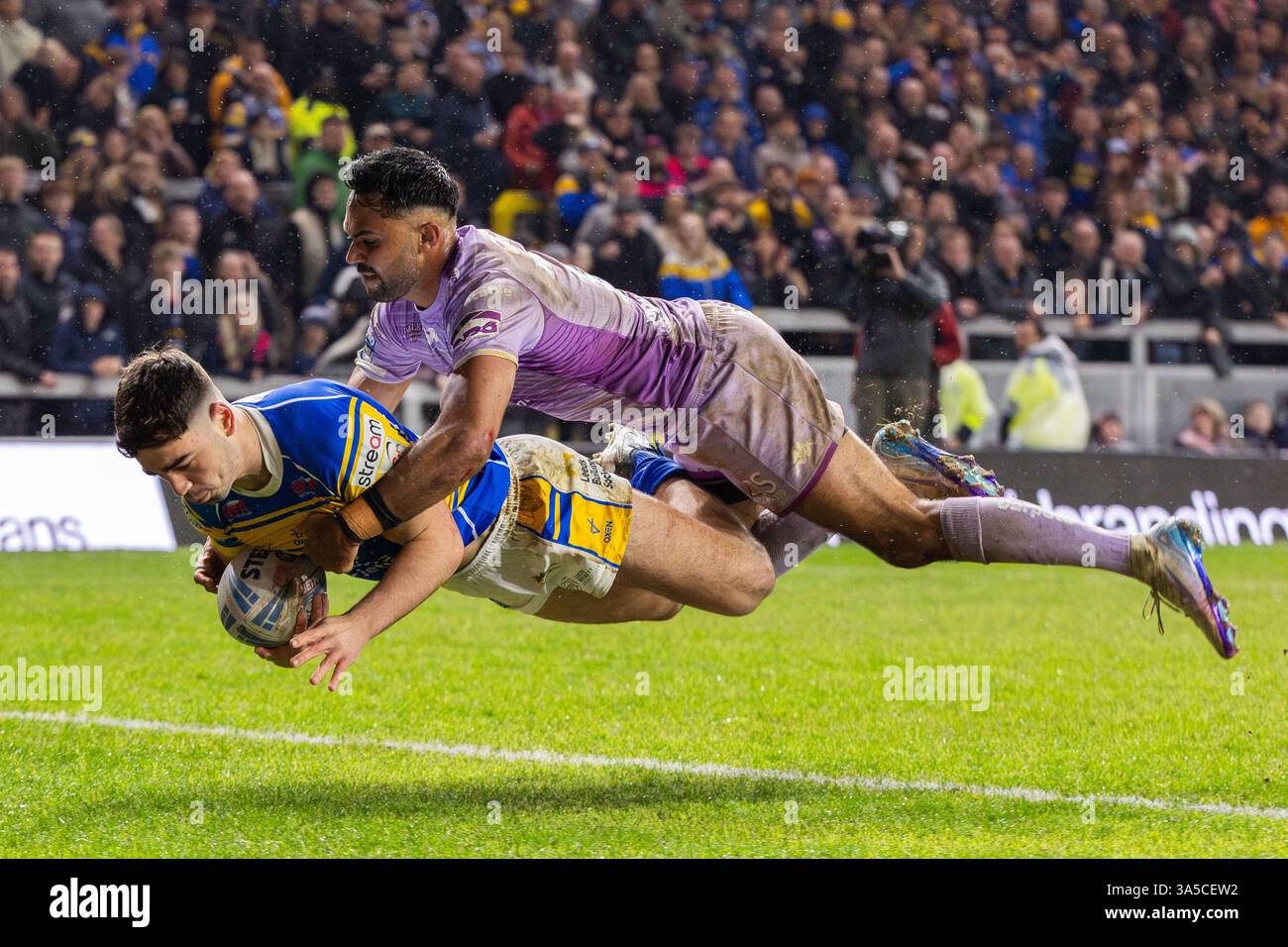 22-03-2025, AMT Headingley Stadium , Leeds Leeds Rhinos vs Wigan ...