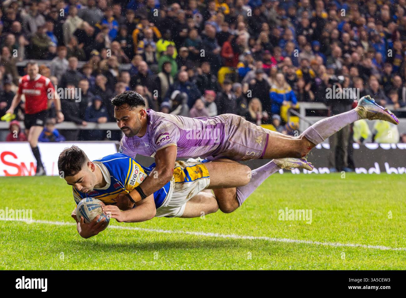 22-03-2025, AMT Headingley Stadium , Leeds Leeds Rhinos vs Wigan ...