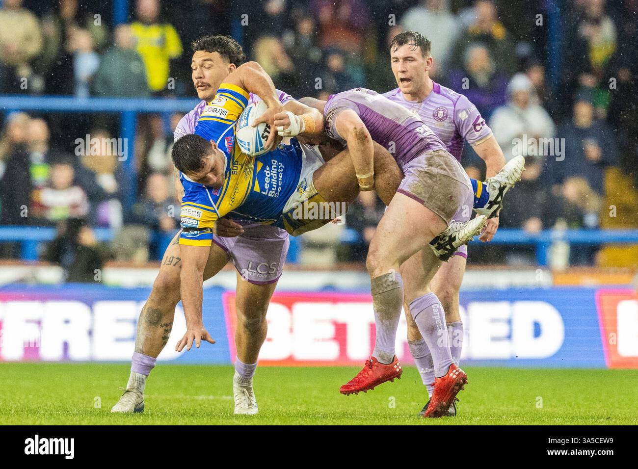 22-03-2025, AMT Headingley Stadium , Leeds Leeds Rhinos vs Wigan ...