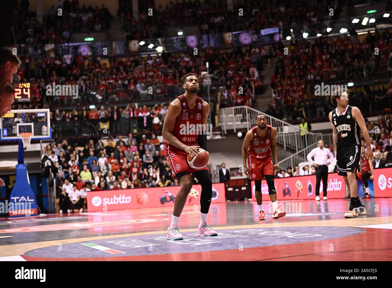 Trieste, Italy. 22nd Mar, 2025. Jeffrey Brooks (Pallacanestro Trieste) during Pallacanestro ...