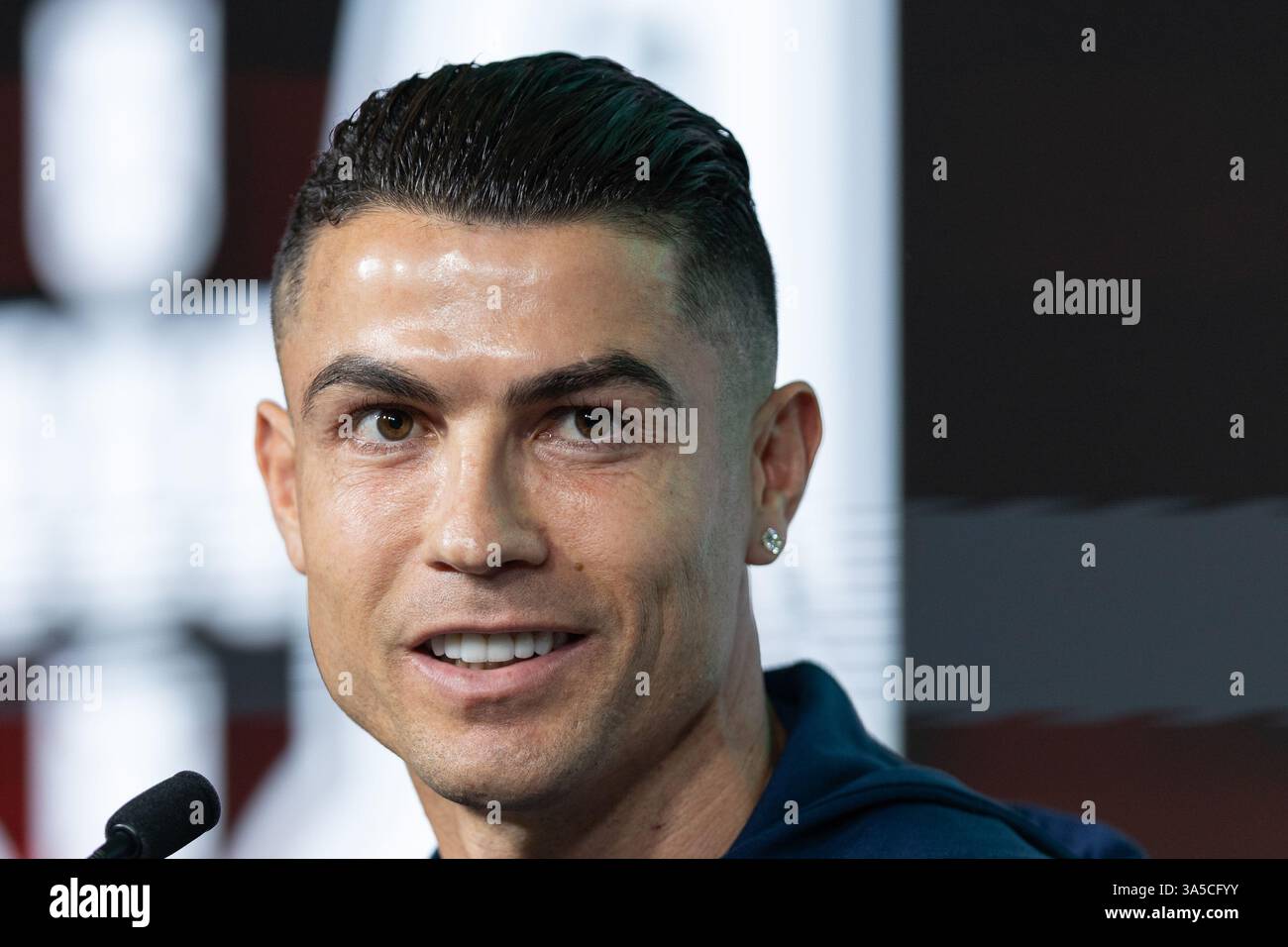 March 22, 2025. Lisbon, Portugal. Portugal's and Al-Nassr forward ...