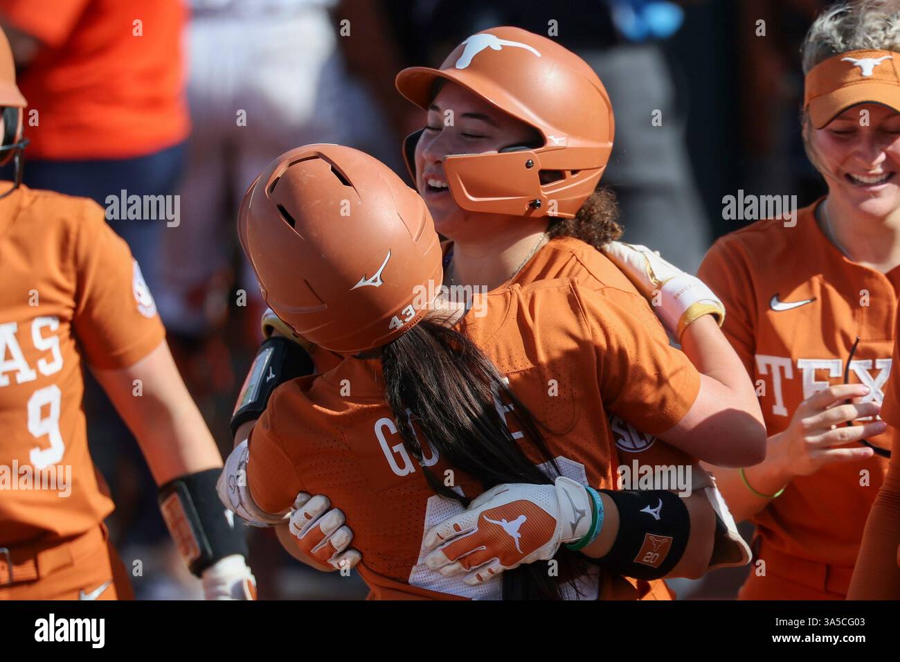 AUSTIN, TX - MARCH 22: Texas utility Katie Stewart (20) and Texas ...