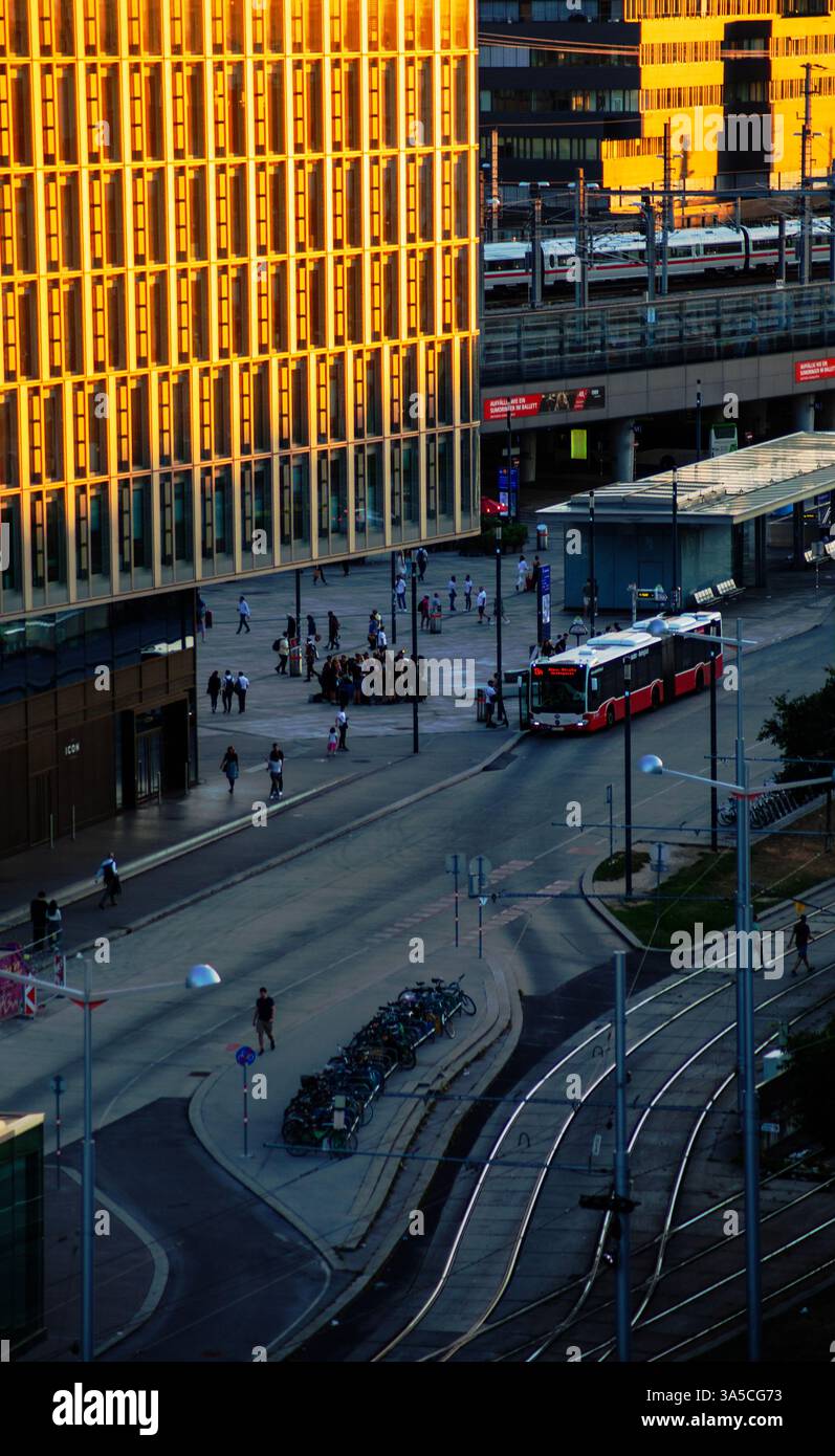 Wien, Vienna. Shot from the Moons Hotel roof top bar Stock Photo - Alamy