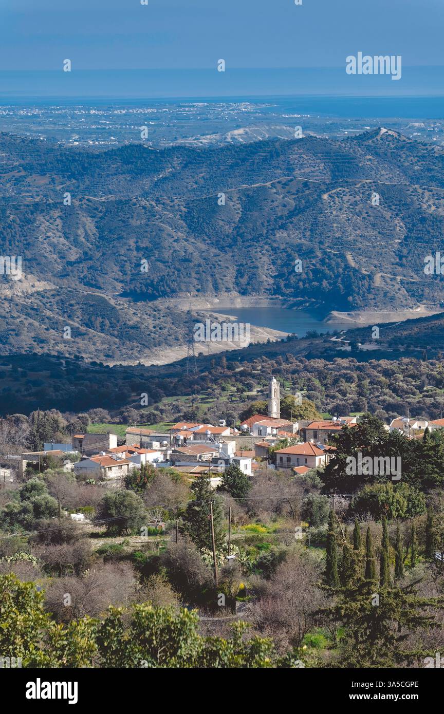 Scenic Kato Lefkara village, featuring traditional architecture ...