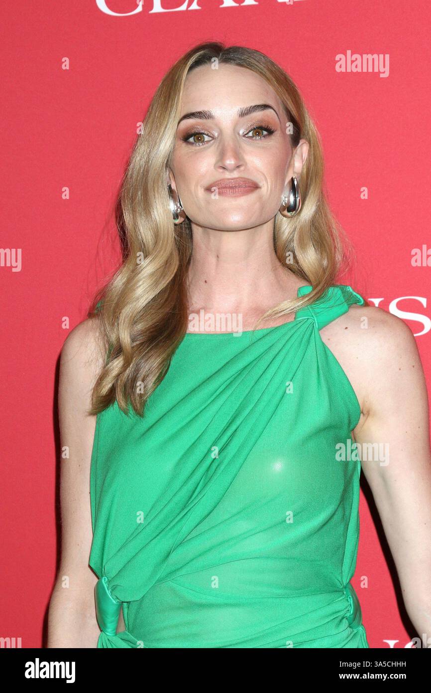 Ca. 21st Mar, 2025. Brianne Howey at arrivals for Clarins ICONS Gala ...