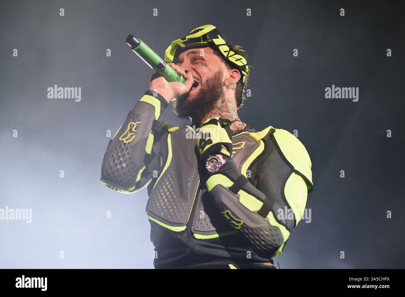 Madrid, Spain. 23rd Mar, 2025. Singer JC Reyes performs during the ...