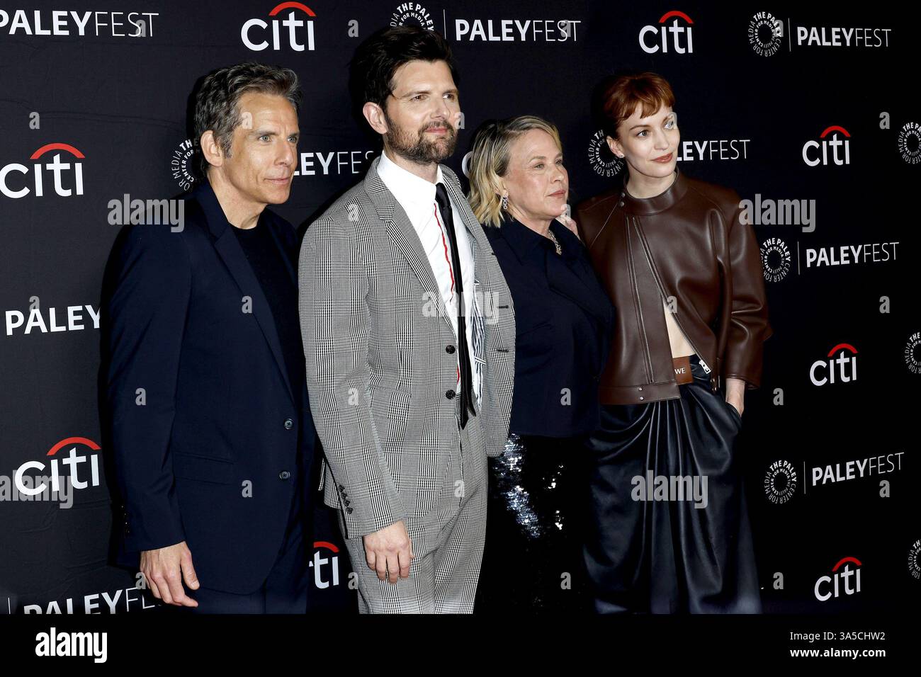 Ben Stiller, Adam Scott, Patricia Arquette, Britt Lower in attendance ...
