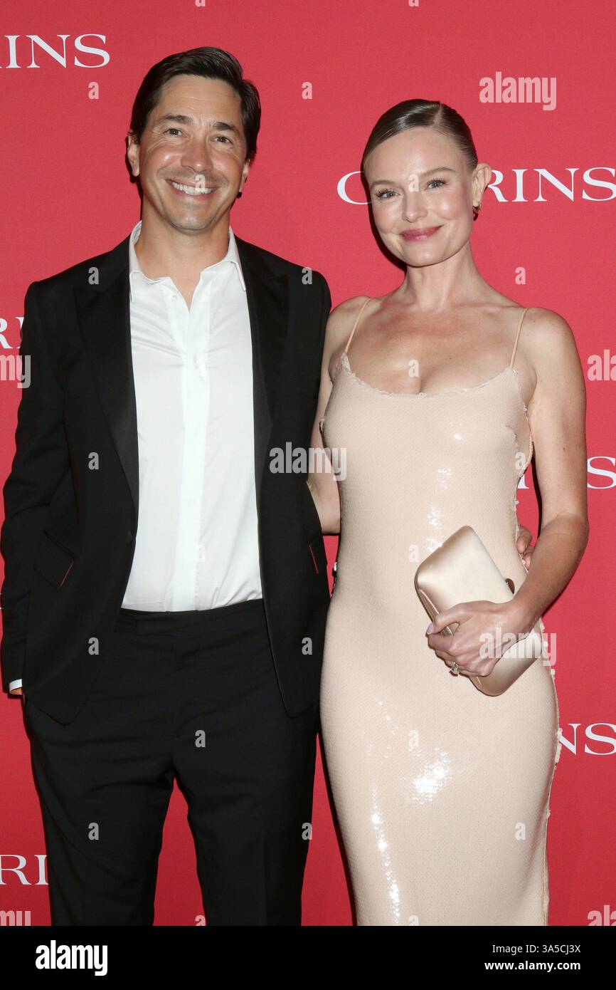 Ca. 21st Mar, 2025. Justin Long, Kate Bosworth at arrivals for Clarins ...