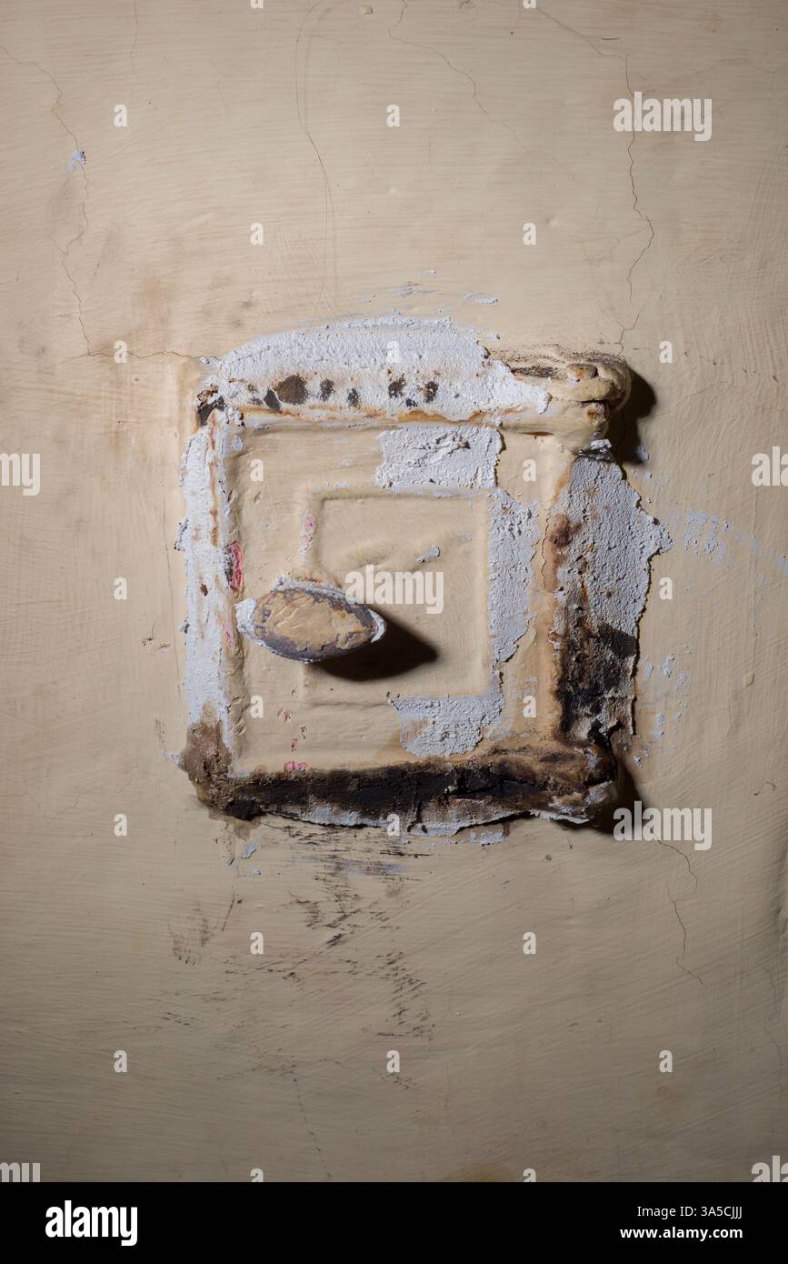 damper of an old village stove, door of a rustic stove Stock Photo - Alamy