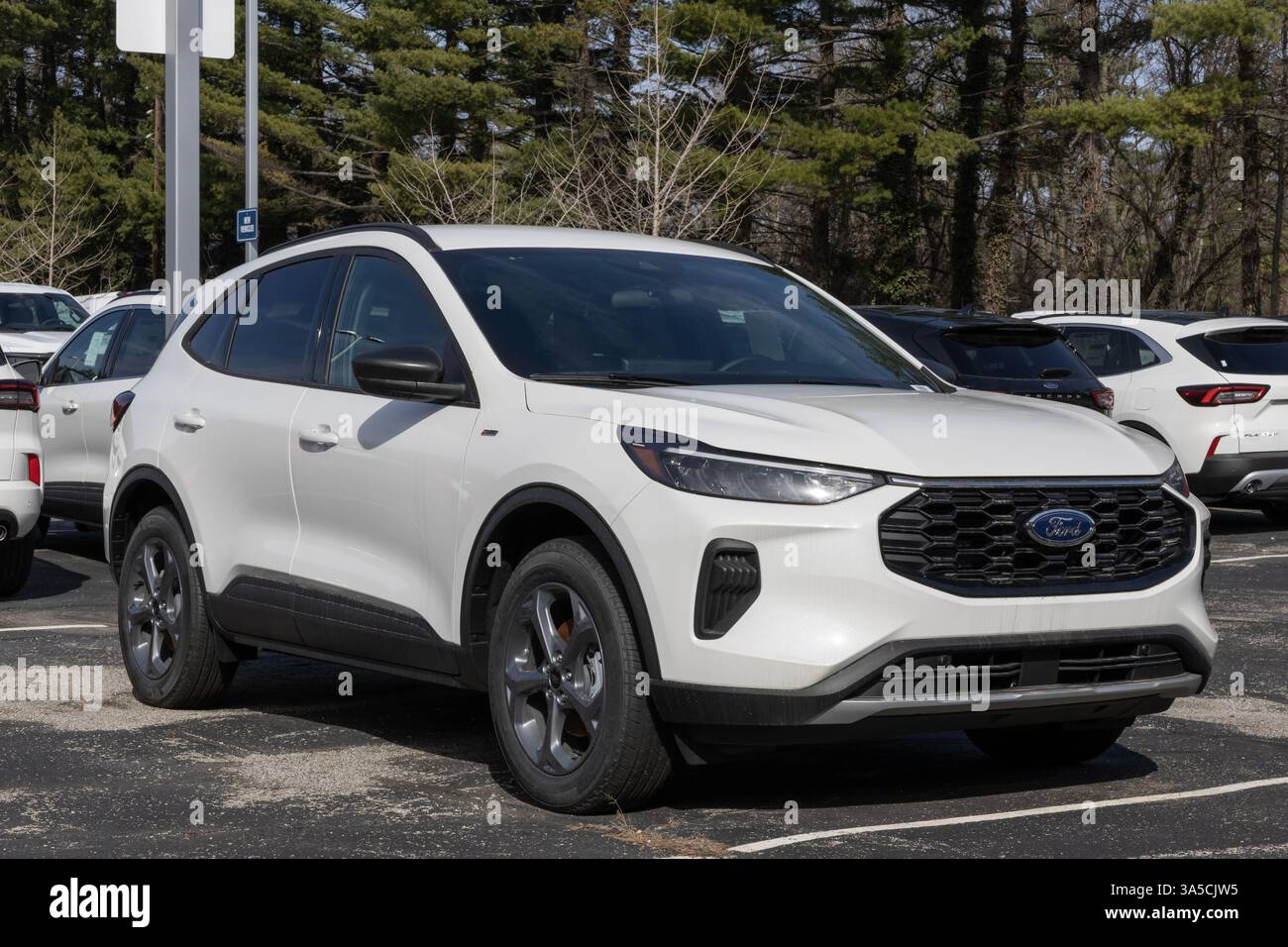 Indianapolis - March 21, 2025: Ford Escape AWD display at a dealership ...