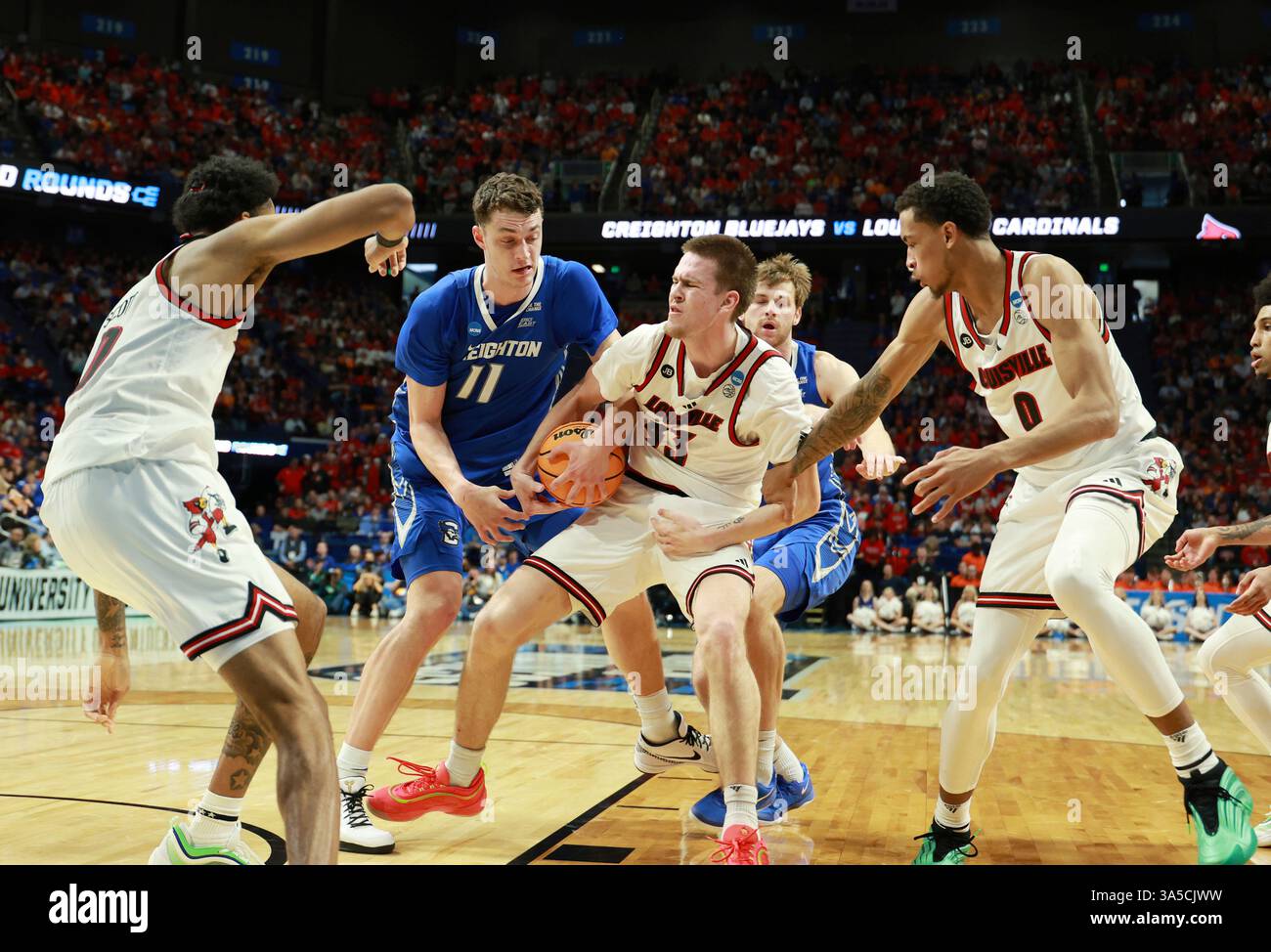 LEXINGTON, KY - MARCH 20: Louisville Cardinals forward Noah Waterman ...