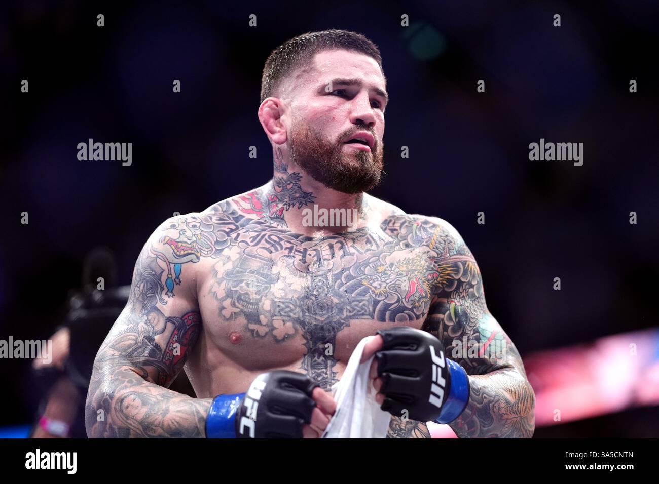 Sean Brady following the welterweight bout against Leon Edwards (not ...