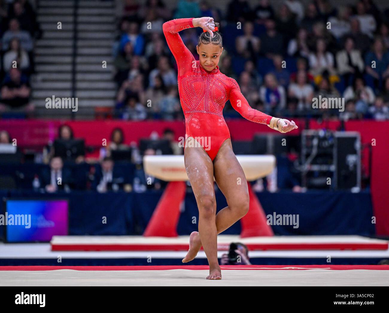 Liverpool, England, UK, 22 March 2025. WRIGHT Tilly on the Floor during ...