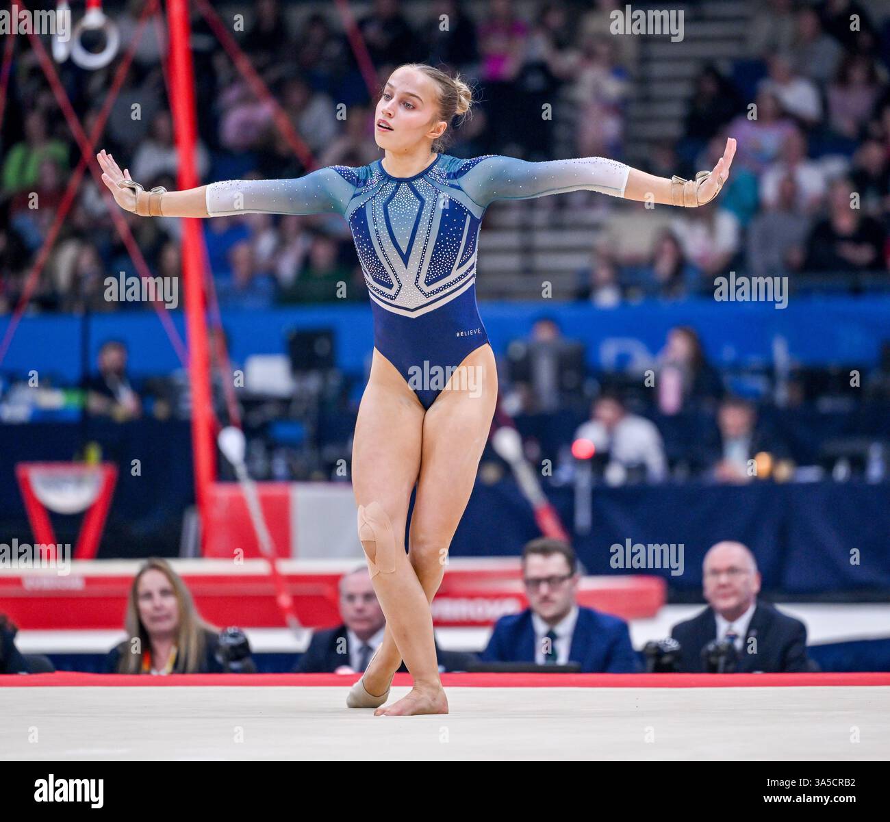 Liverpool, England, UK. 22nd Mar, 2025. ROPER Emily on the Floor during ...
