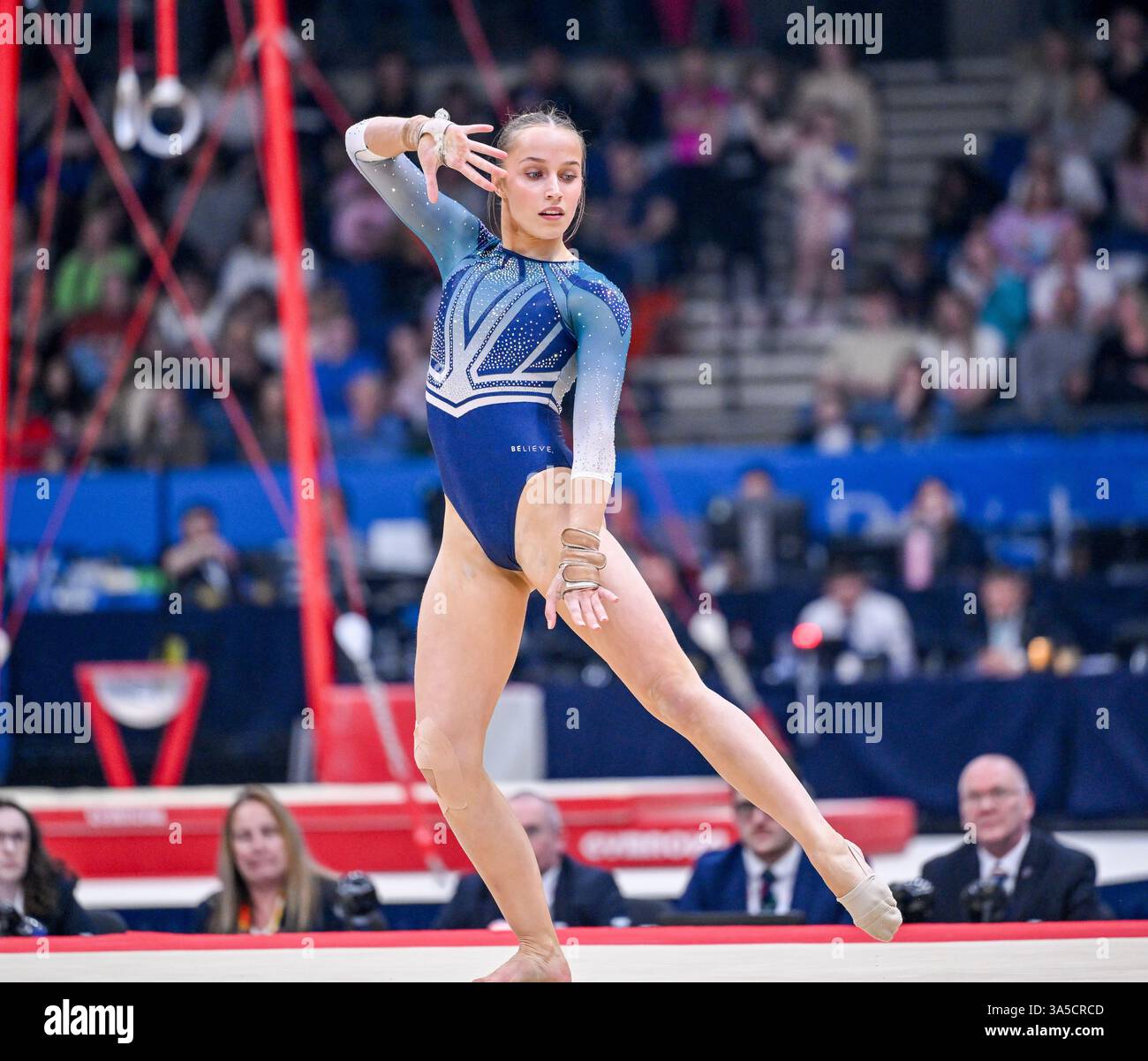 Liverpool, England, UK. 22nd Mar, 2025. ROPER Emily on the Floor during ...