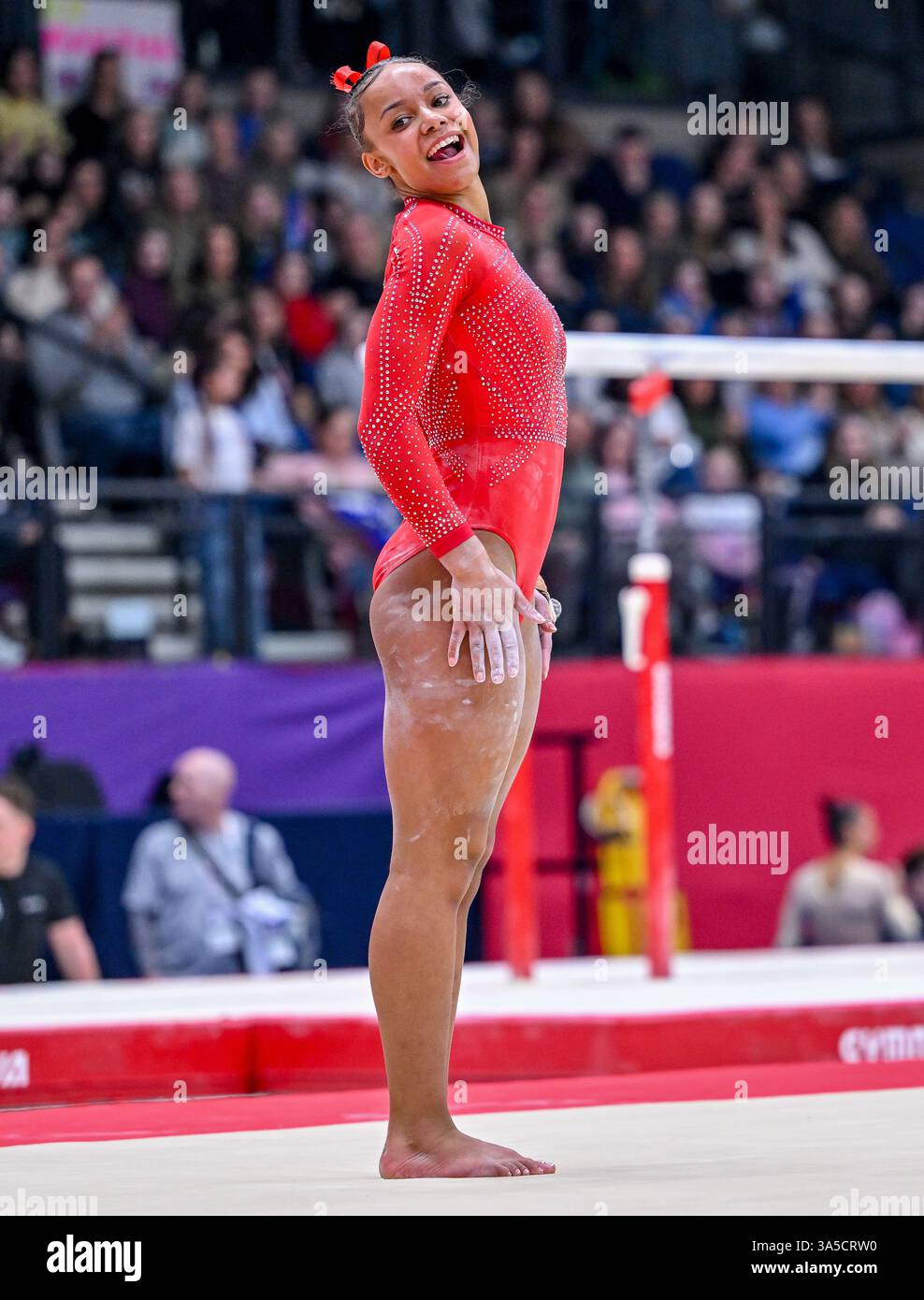 Liverpool, England, UK. 22nd Mar, 2025. WRIGHT Tilly on the Floor ...