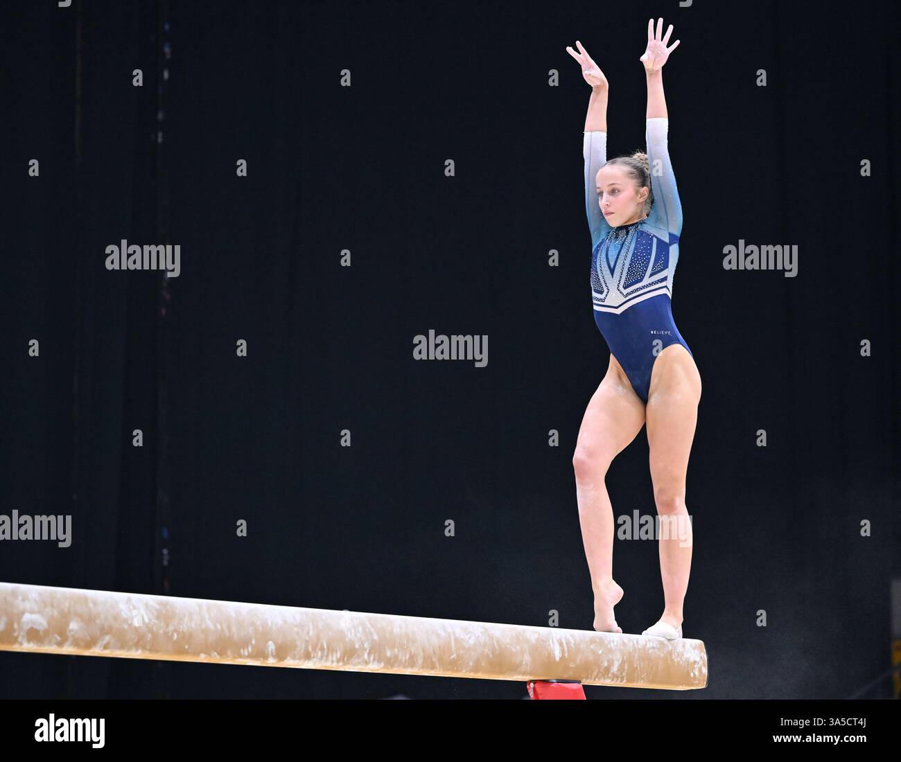 Liverpool, England, UK. 22nd Mar, 2025. ROPER Abigail on the Beam ...
