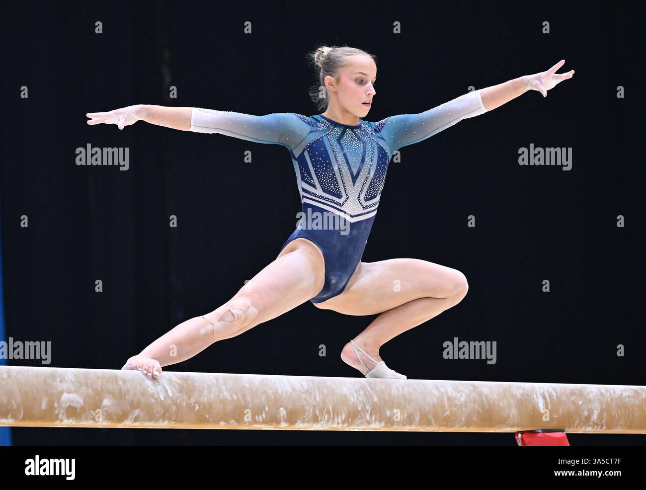 Liverpool, England, UK. 22nd Mar, 2025. ROPER Emily on the Beam during ...