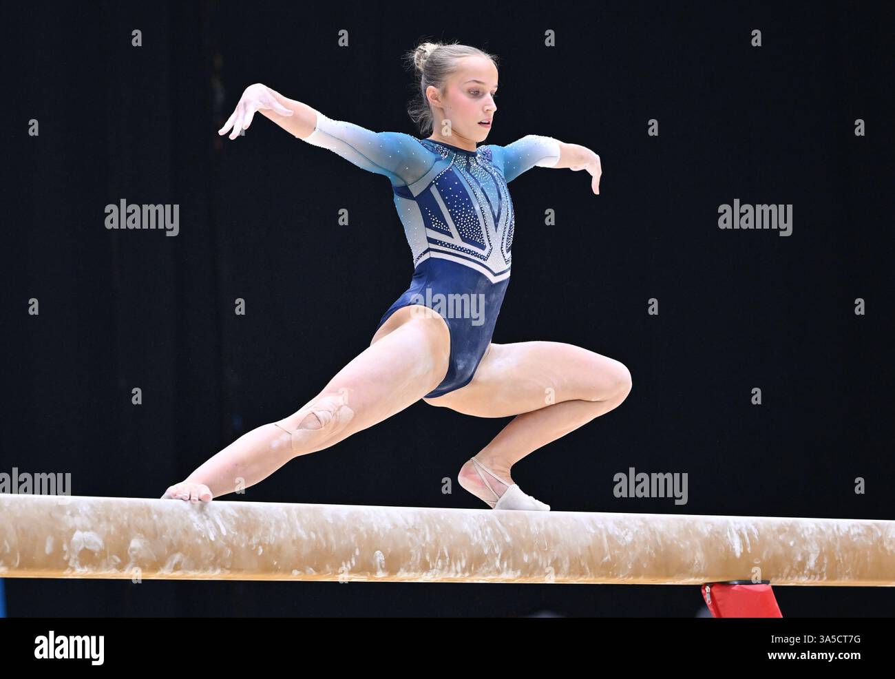 Liverpool, England, UK. 22nd Mar, 2025. ROPER Emily on the Beam during ...