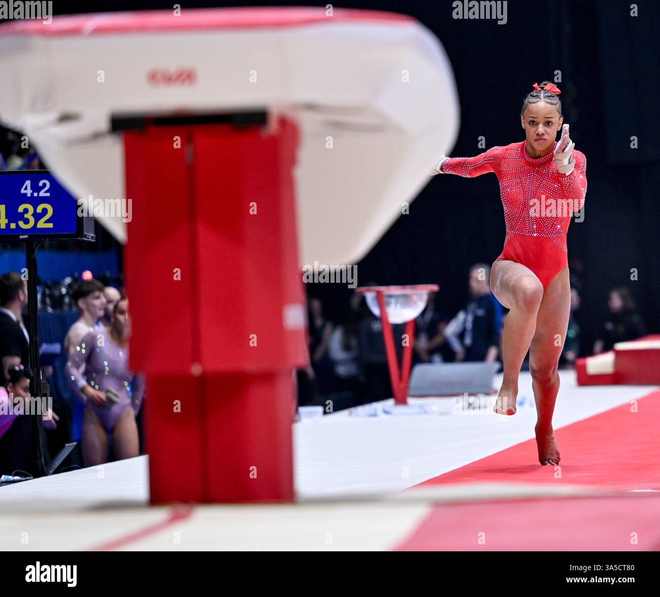 Liverpool, England, UK. 22nd Mar, 2025. WRIGHT Tilly on the approach to ...