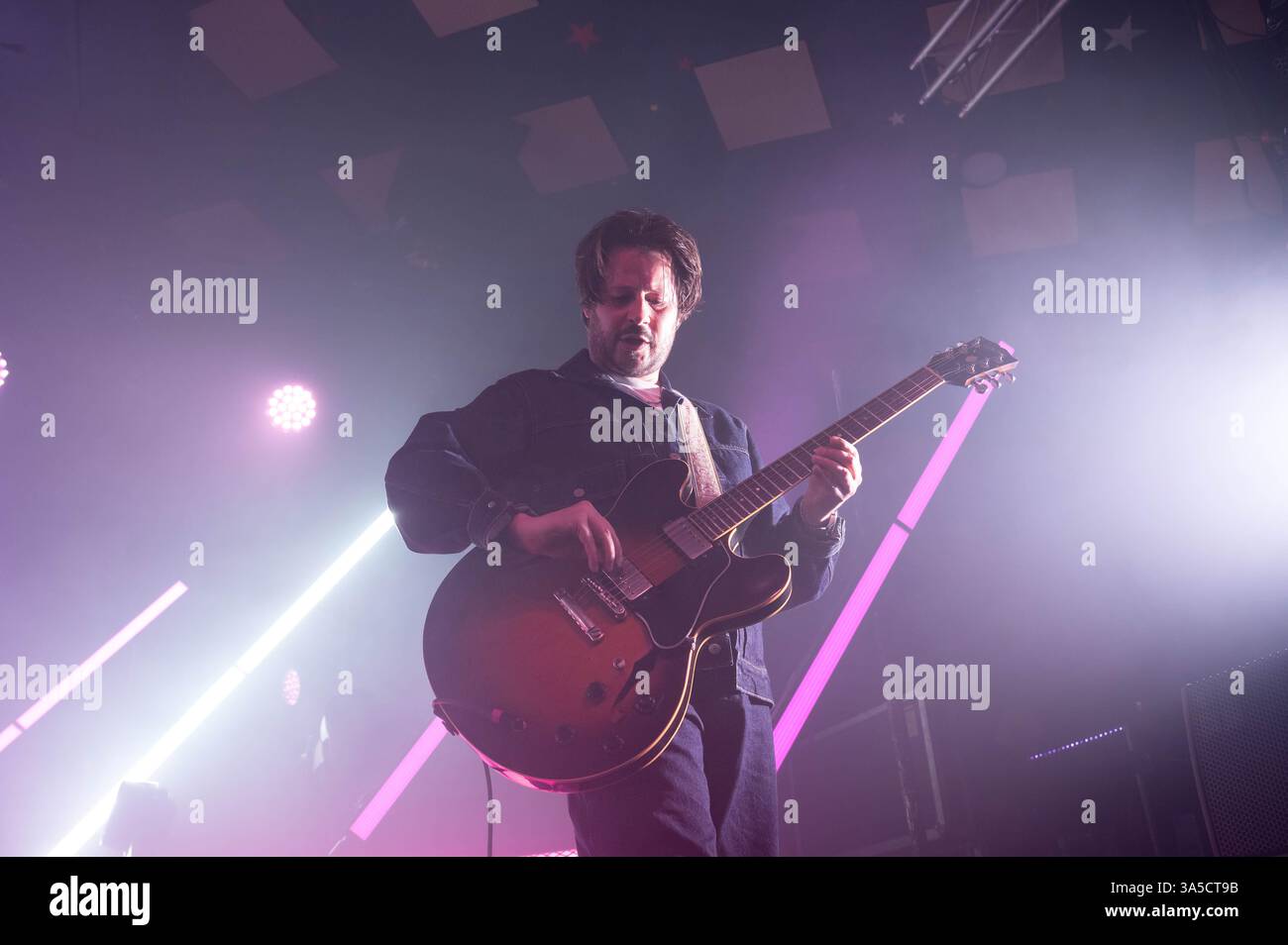 Max Michael Heller of You Me At Six performing at Barrowland, Glasgow ...