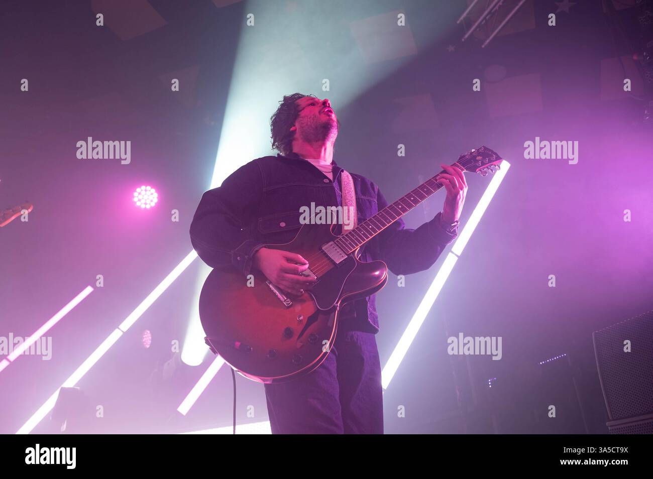 Max Michael Heller of You Me At Six performing at Barrowland, Glasgow ...