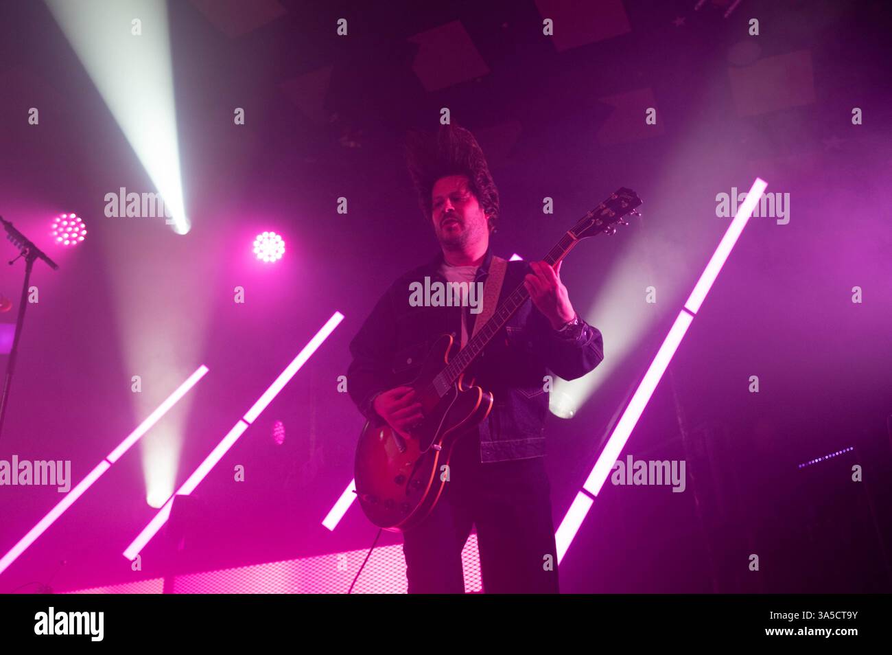 Max Michael Heller of You Me At Six performing at Barrowland, Glasgow ...