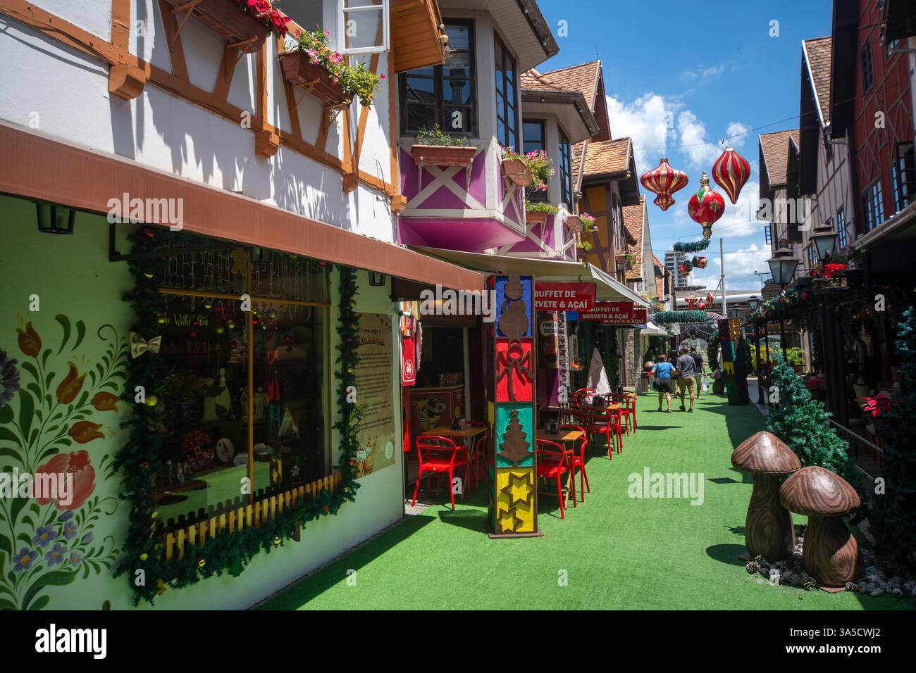 Germanic Village where the famous Oktoberfest celebration happens in ...