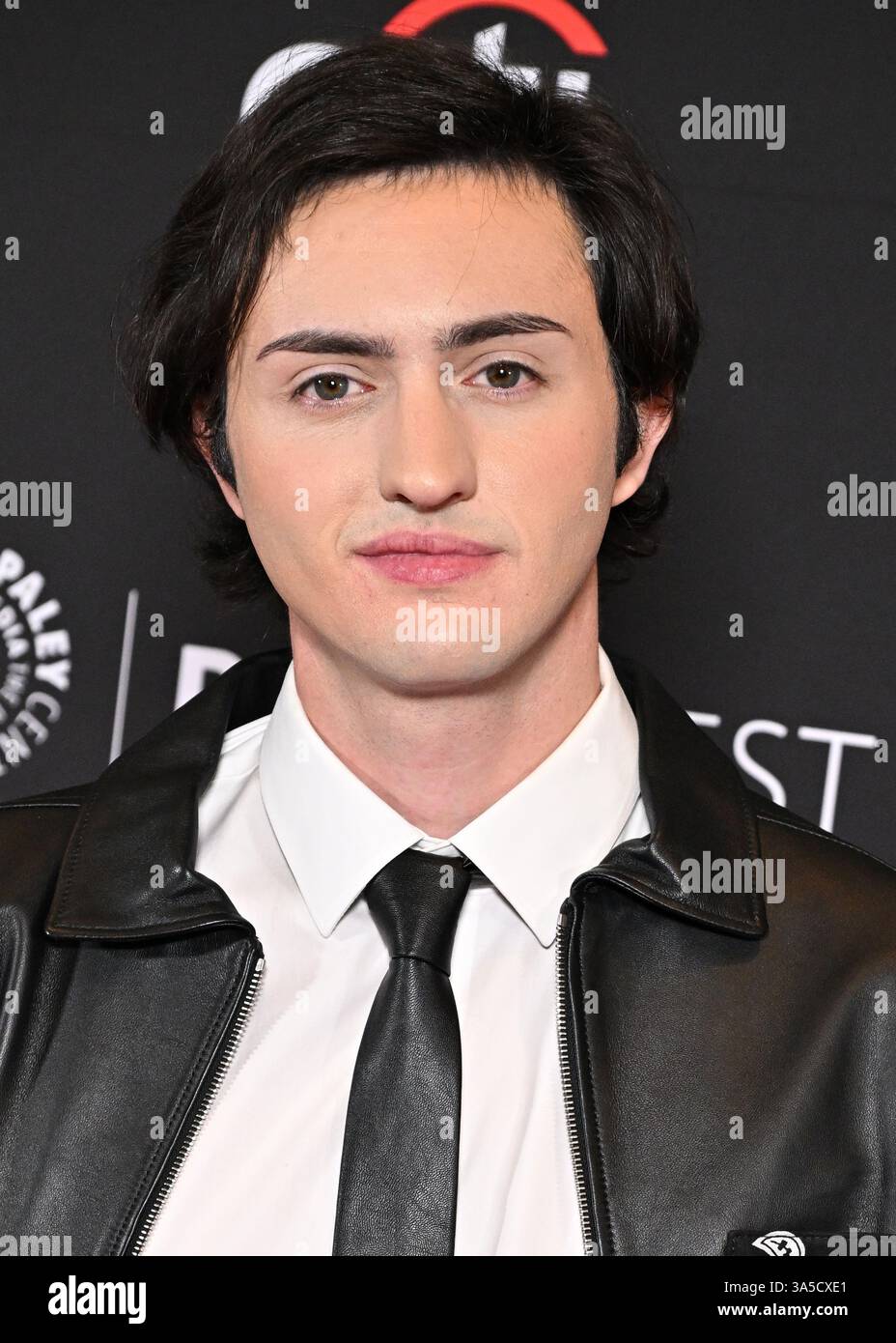 Gianni DeCenzo arriving at “Cobra Kai” durning the 2025 PaleyFest LA ...