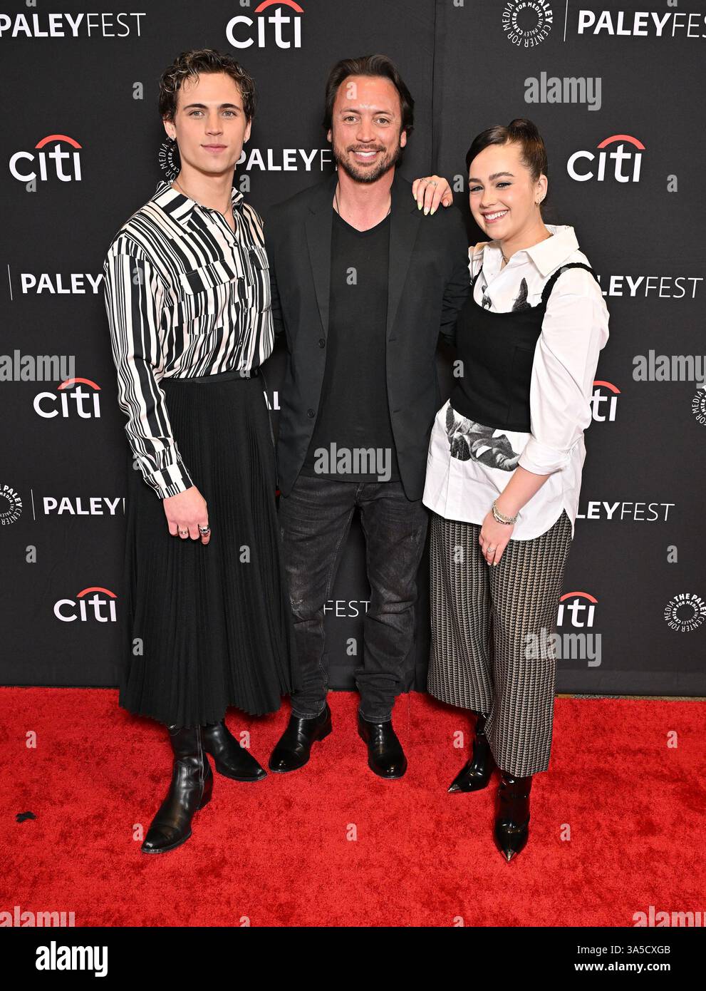 Hollywood, USA. 22nd Mar, 2025. Tanner Buchanan, Don Lee and Mary ...