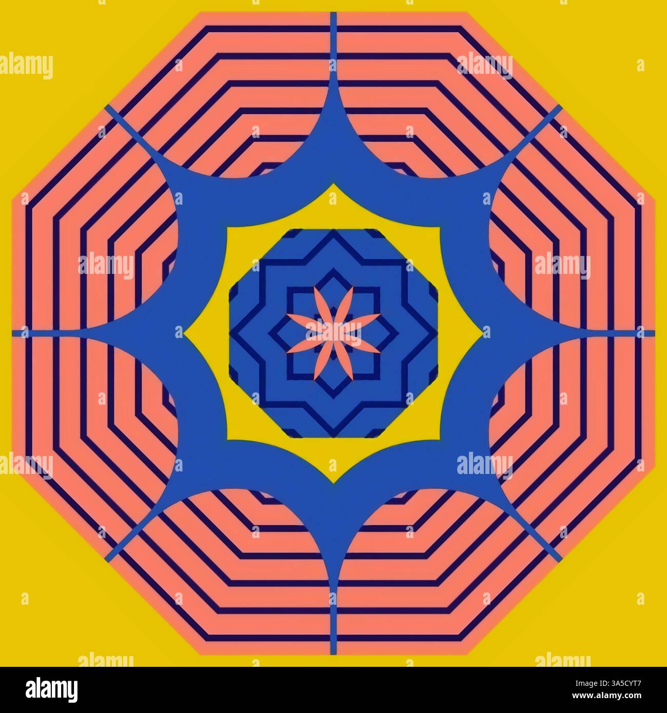 Minimal Mandala floral style Oriental pattern design with decorative ...